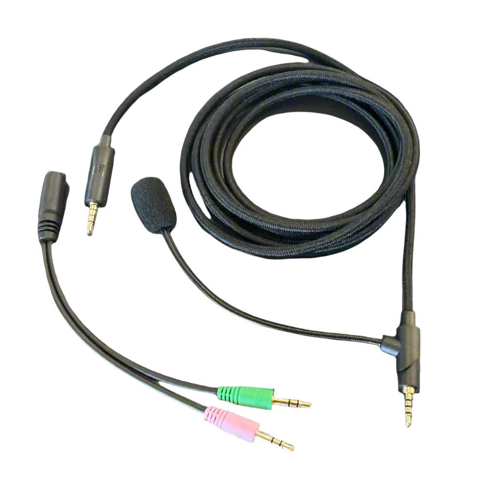 Premium Gaming Cable with Boom Mic (Cable Only) - Available in Februar ...